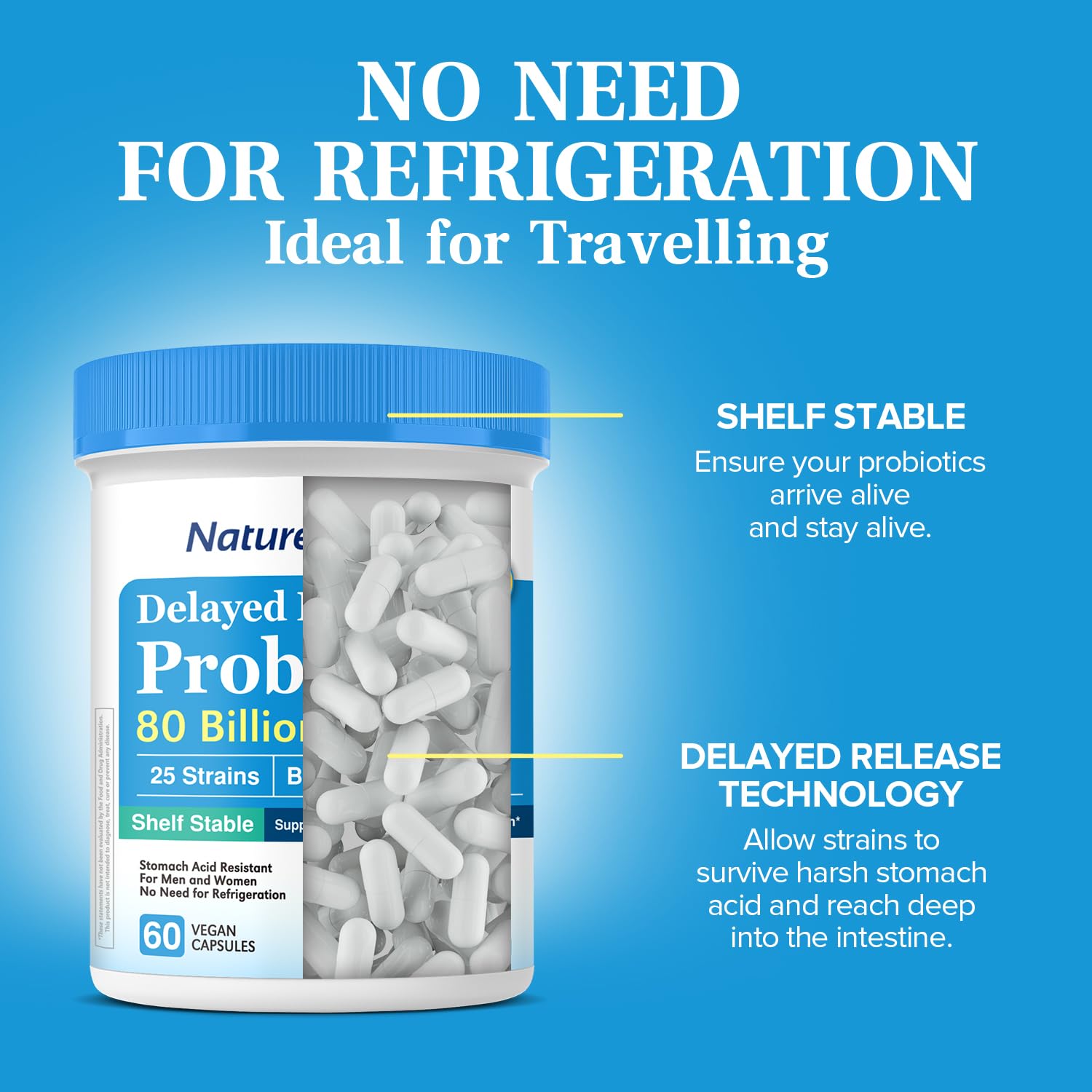 daily support with NatureMyst probiotics
