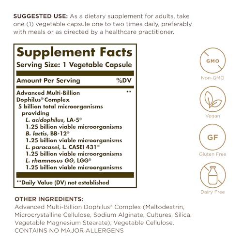 daily support with SOLGAR probiotics