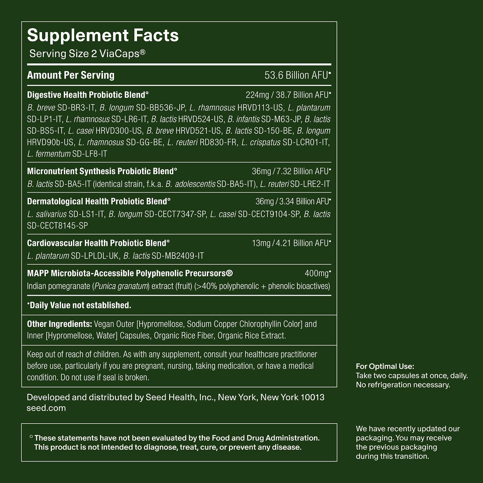daily synbiotic for balanced digestion