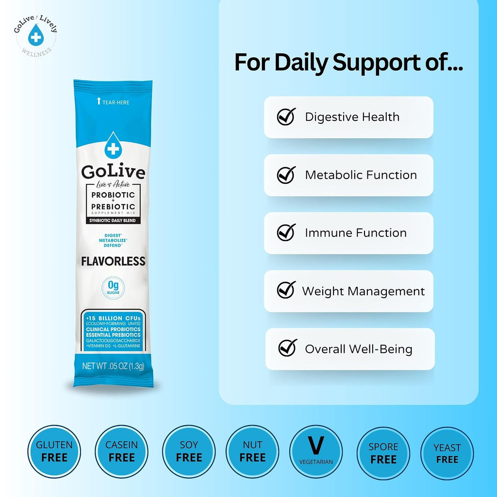 Daily synbiotic powder for kids