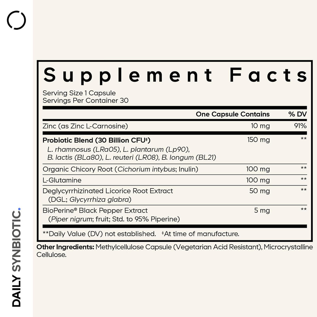 Daily Synbiotic with Lactobacillus