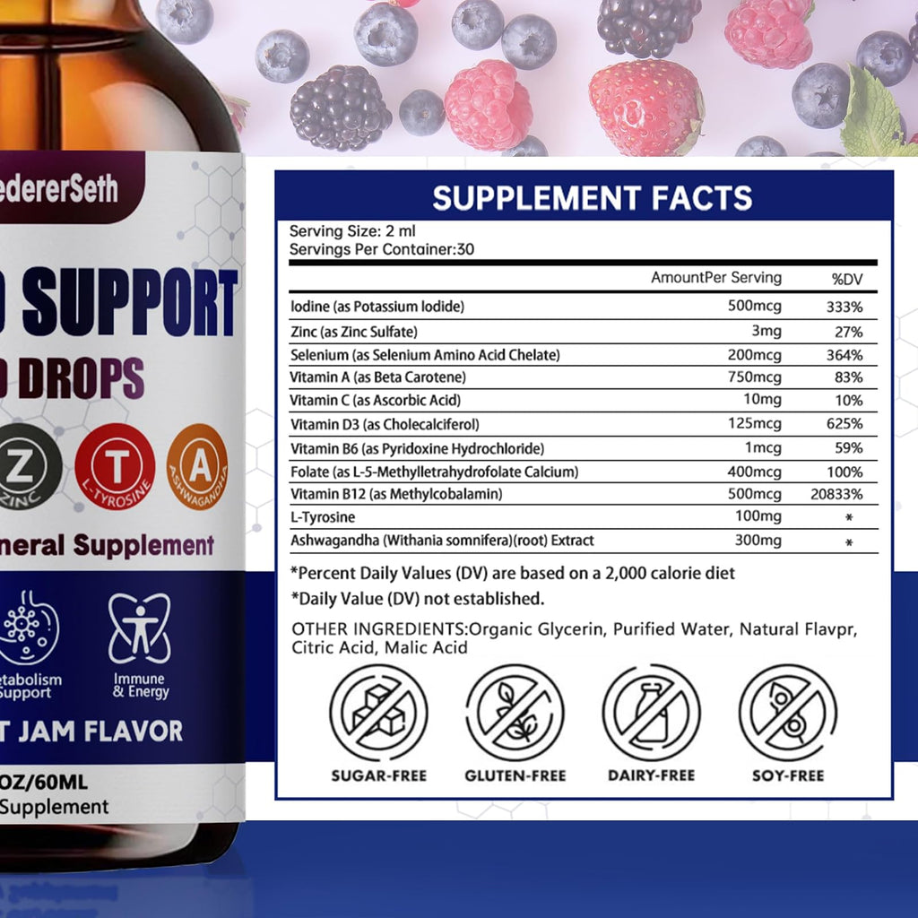 Daily thyroid drops for optimal function