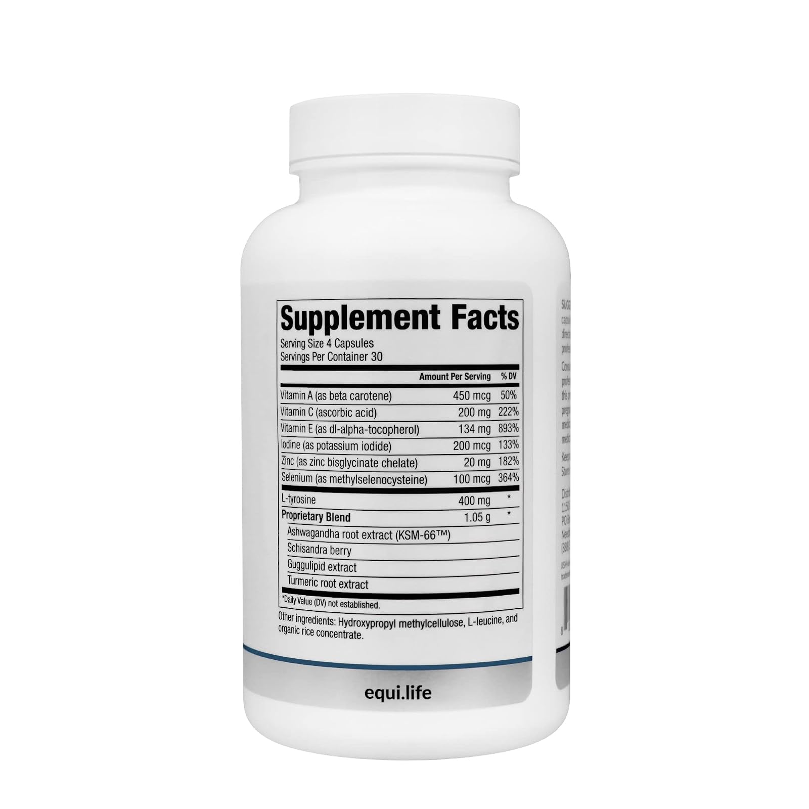 Daily thyroid support for women
