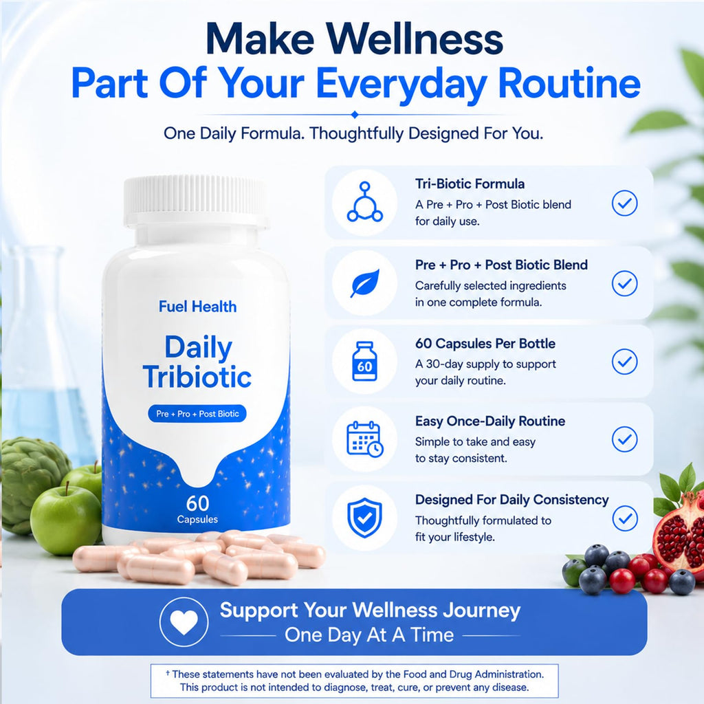 Daily Tribiotic for enhanced digestive health