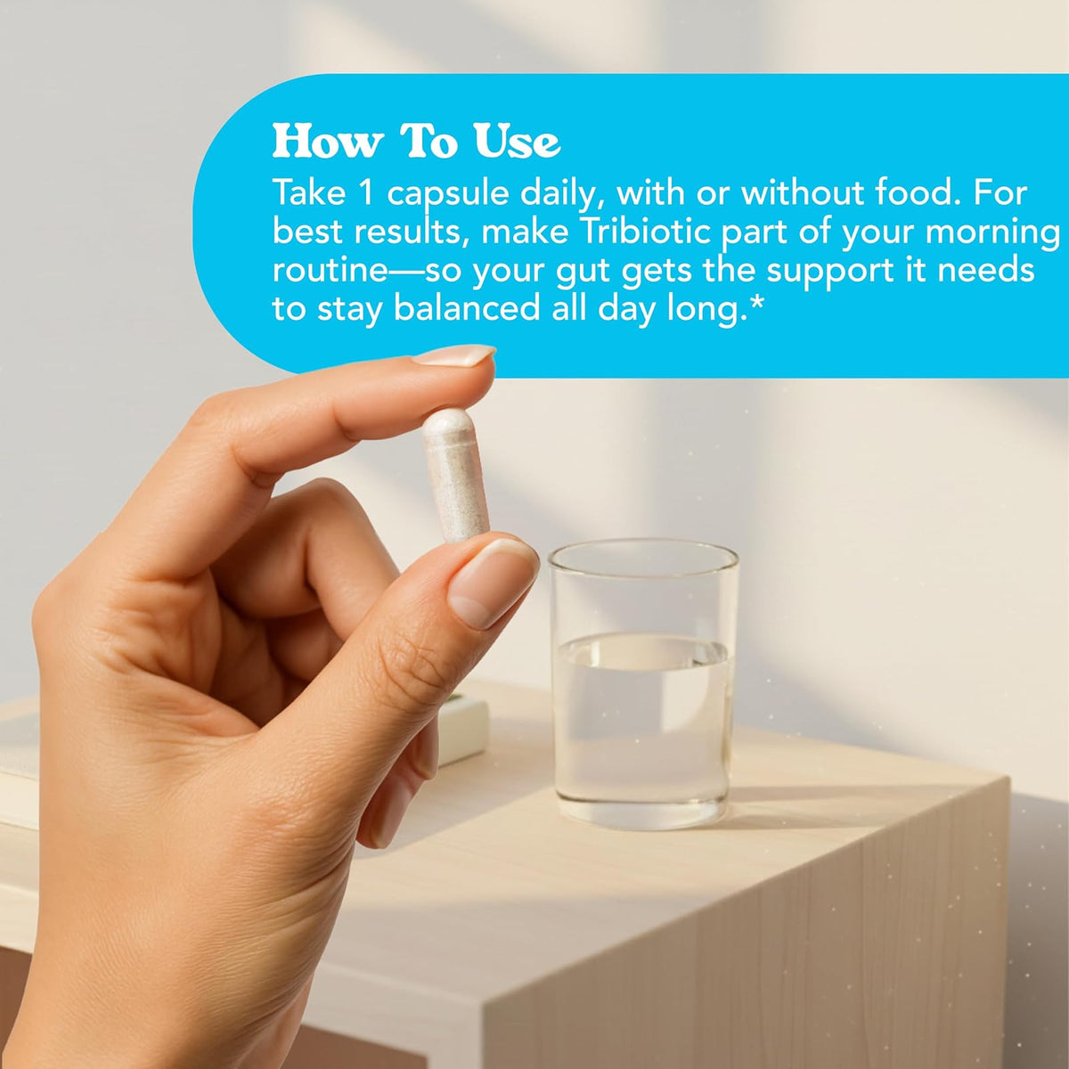 Daily tribiotic support for immunity