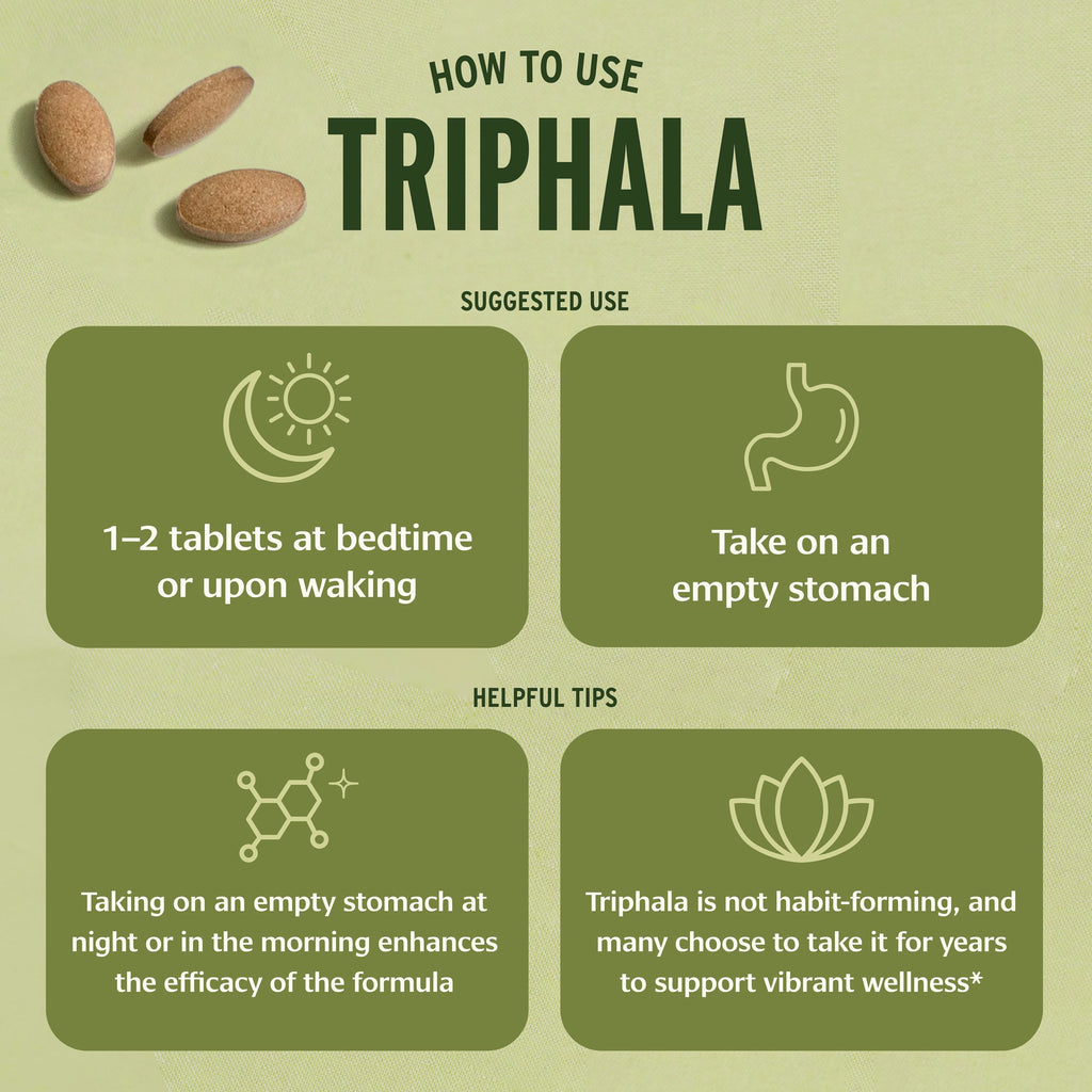 daily triphala for balanced digestion