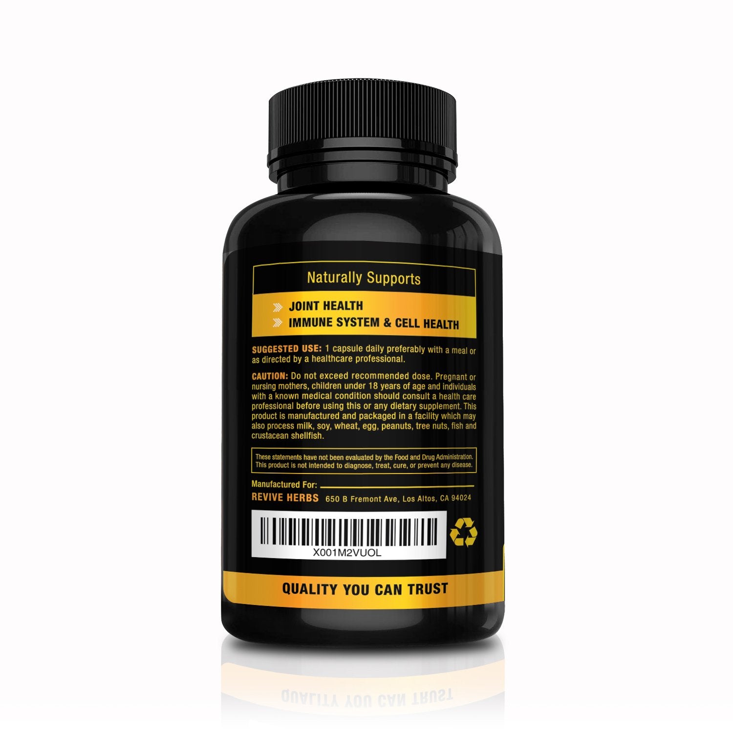 daily turmeric capsules for health