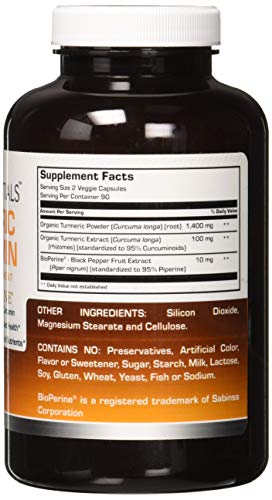 daily turmeric curcumin dosage