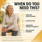 Daily turmeric curcumin for joint health