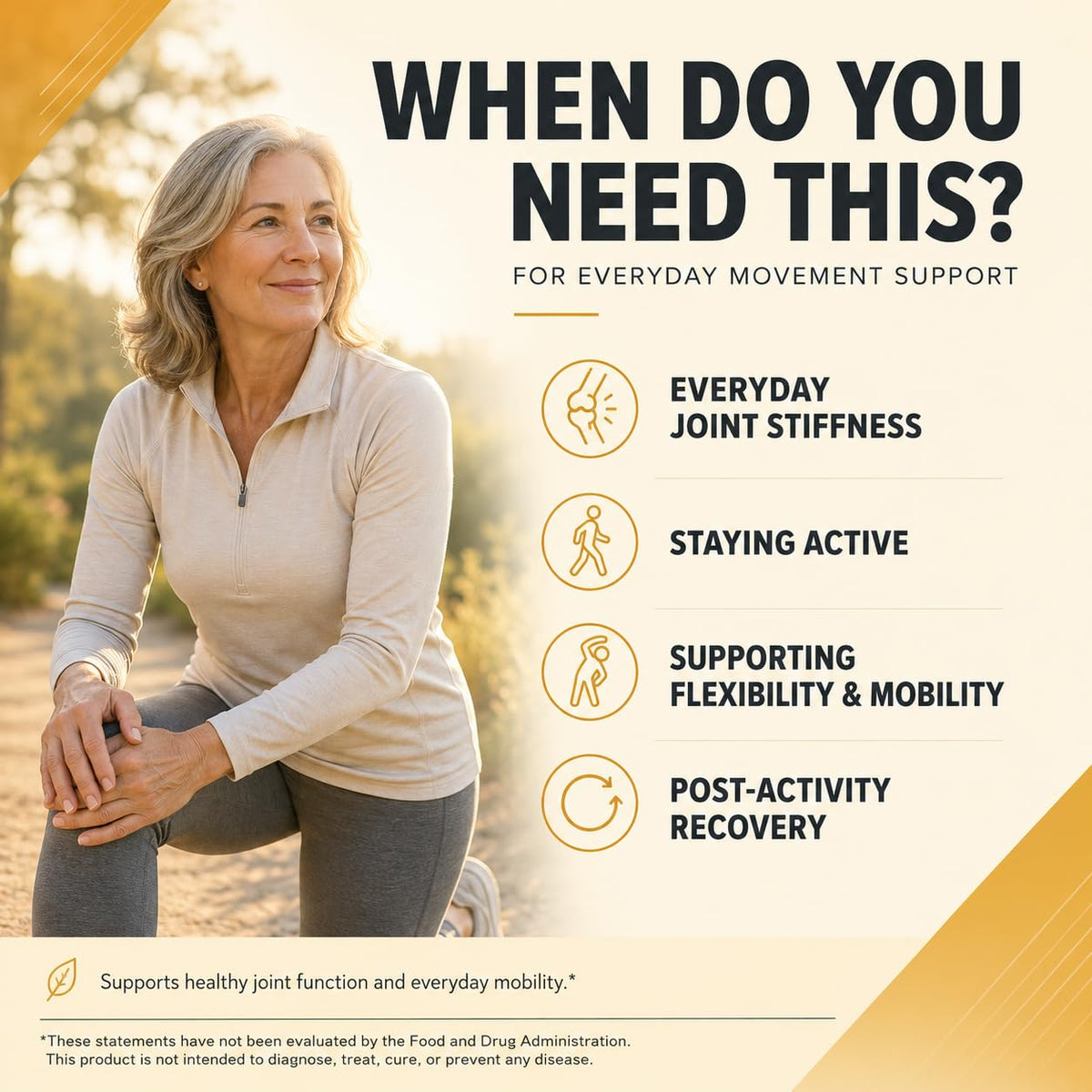 Daily turmeric curcumin for joint health