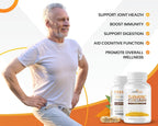 Daily turmeric curcumin for overall vitality