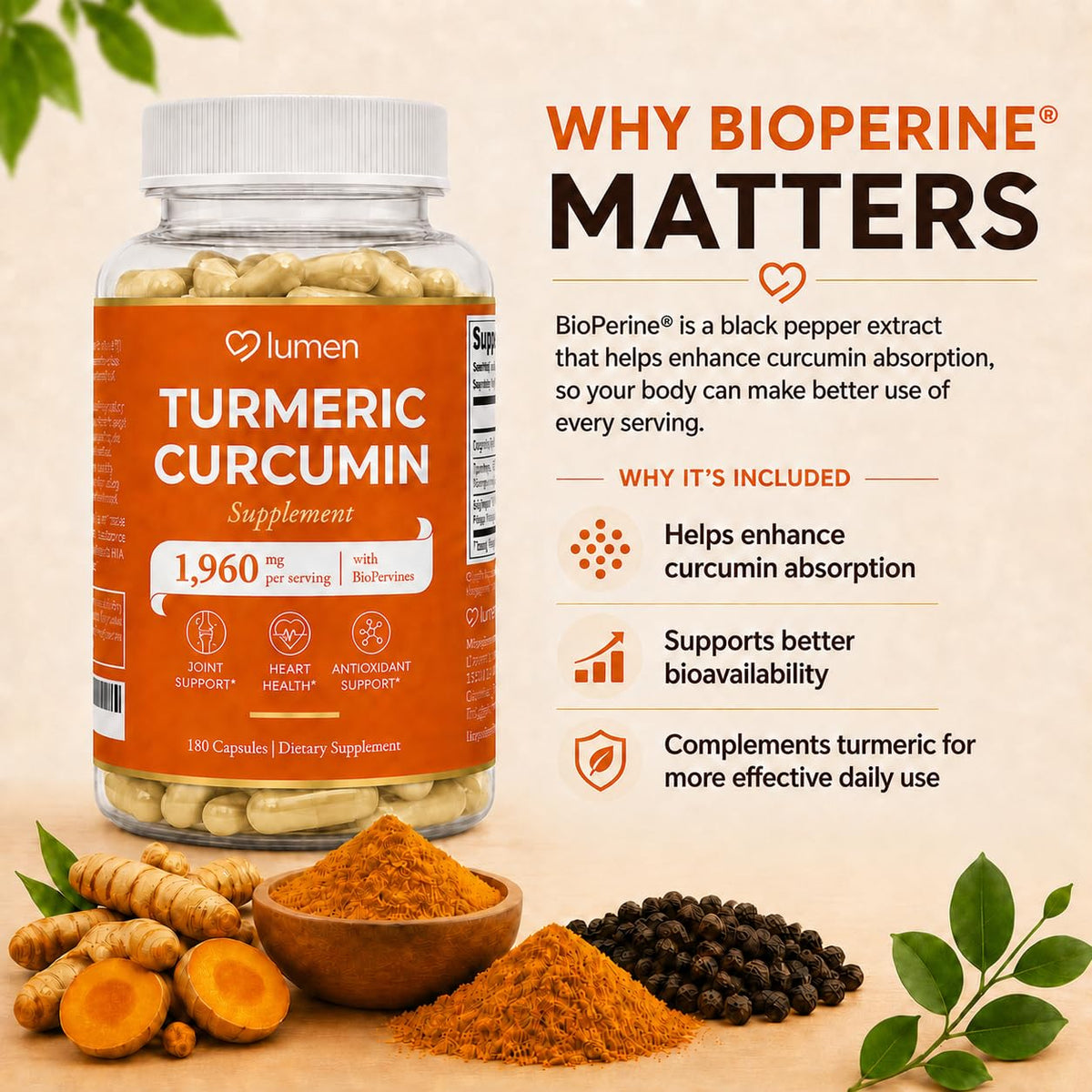 daily turmeric curcumin for vitality