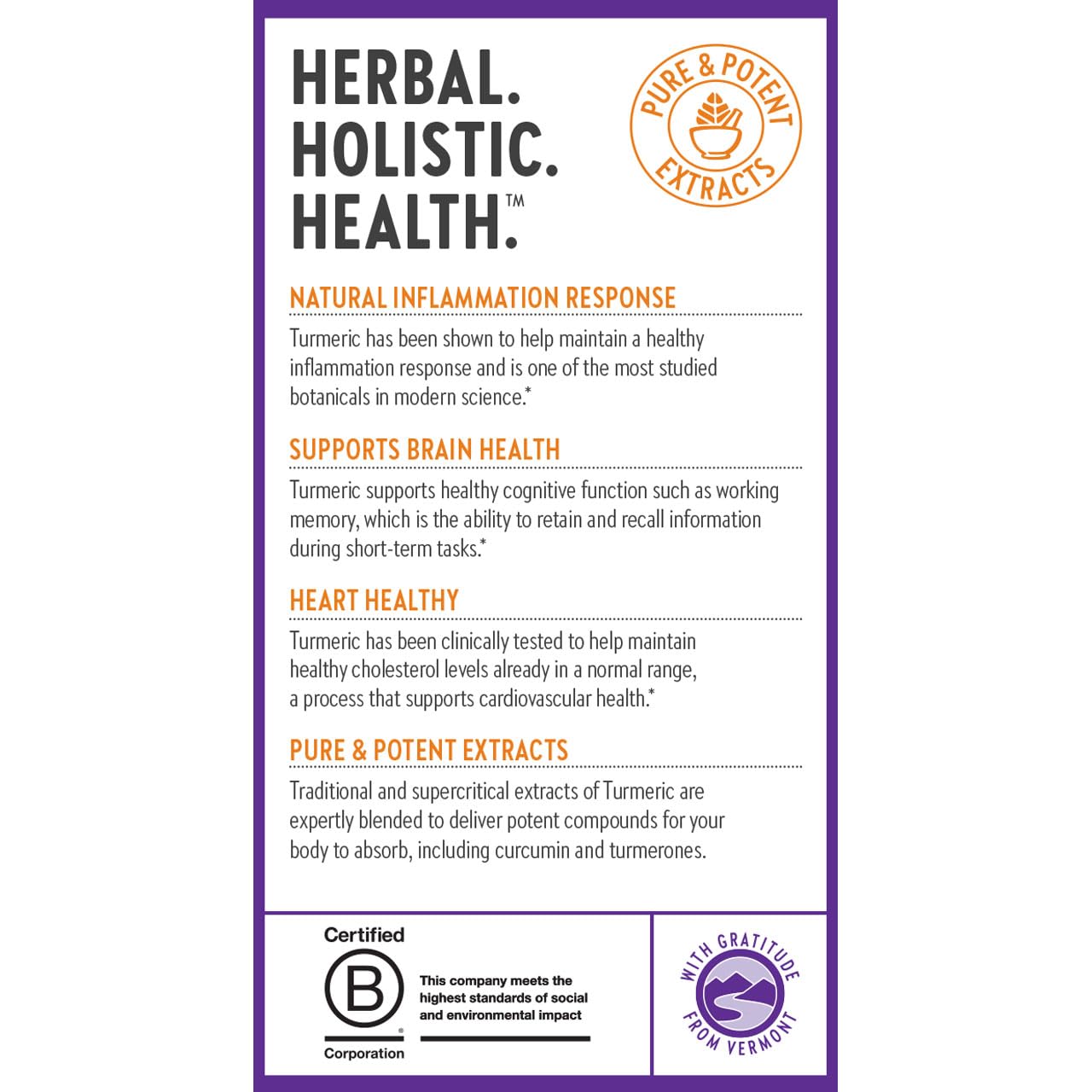 daily turmeric curcumin for vitality