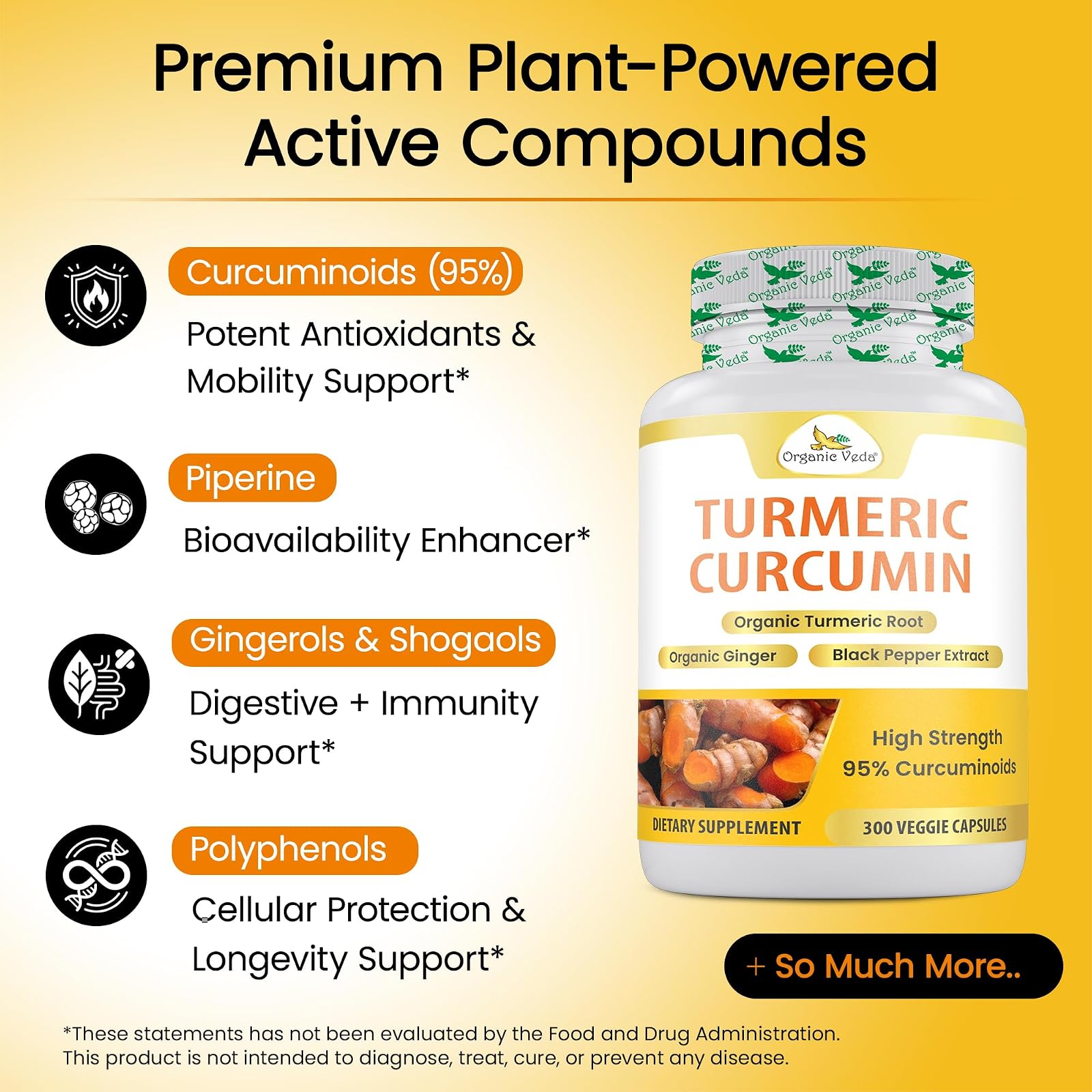 Daily turmeric curcumin for wellness boost