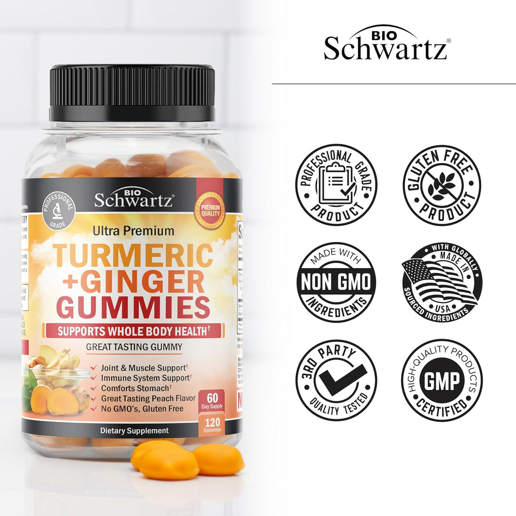daily turmeric curcumin gummy vitamins