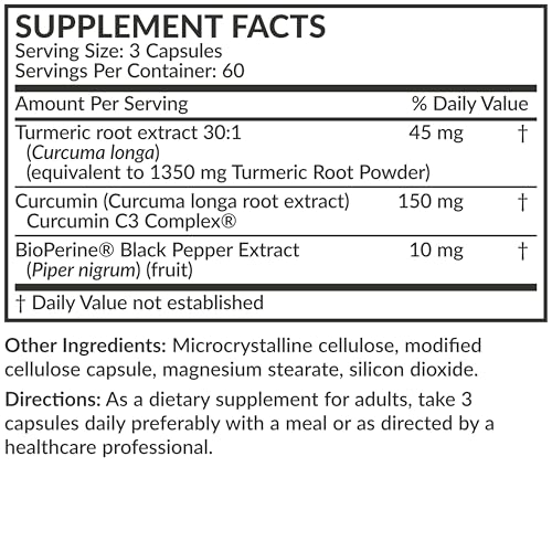 daily turmeric curcumin health support