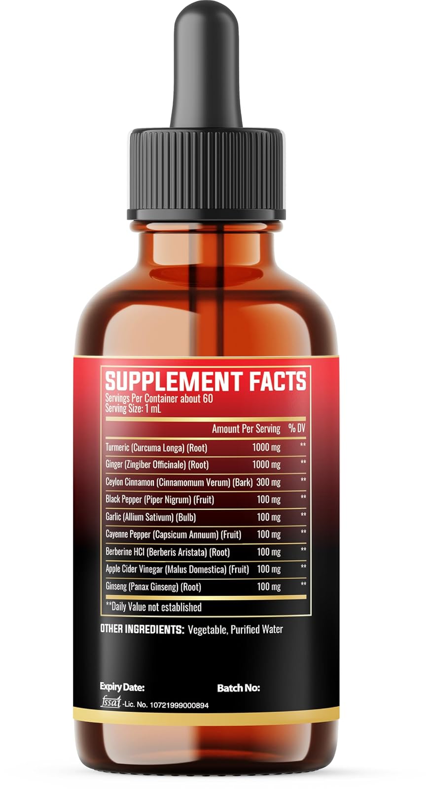 daily turmeric curcumin serving size