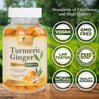 Daily turmeric curcumin supplement for vitality
