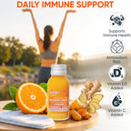 Daily turmeric shots for vitality