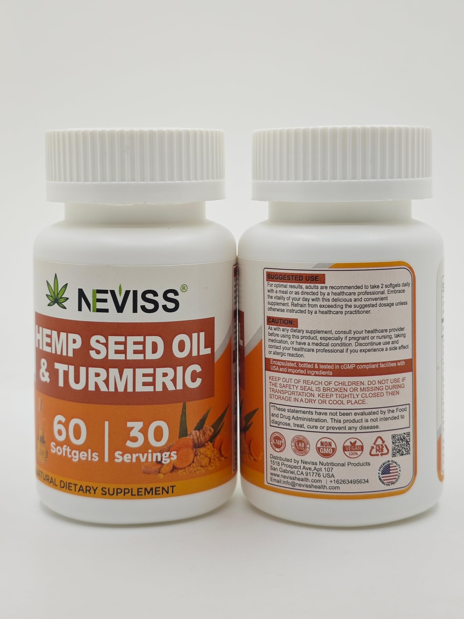 Daily turmeric softgel dosage