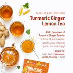 Daily turmeric supplement for energy