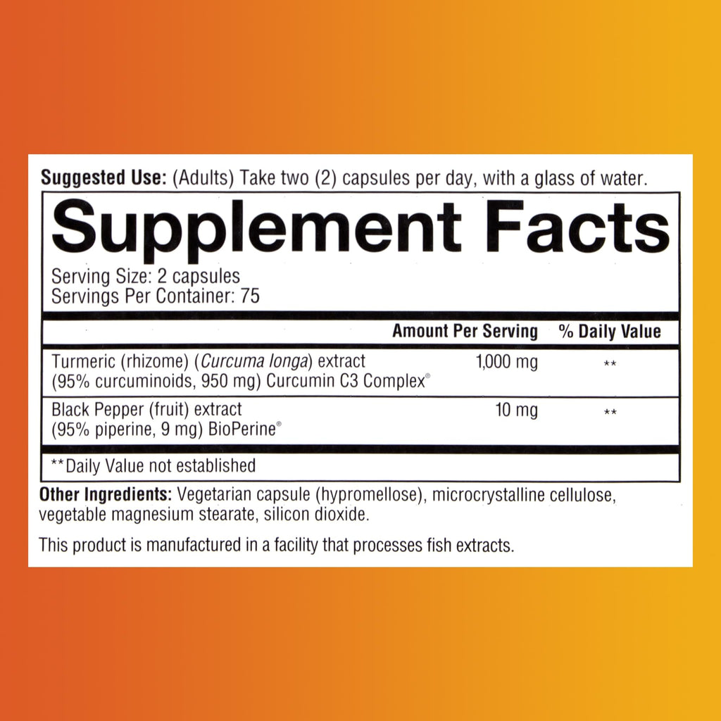daily turmeric supplement for vitality