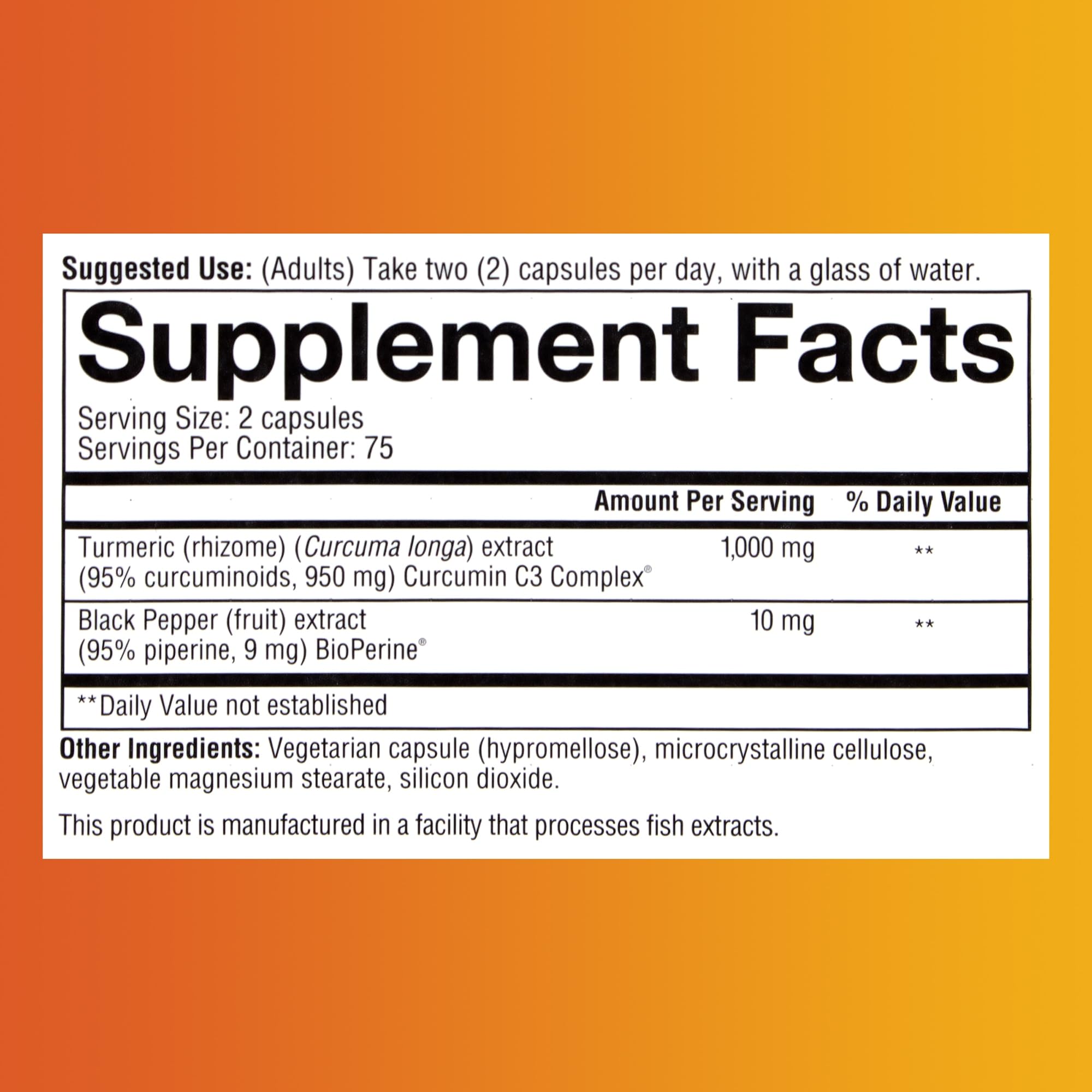 daily turmeric supplement for vitality