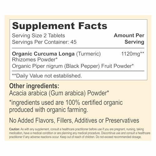 daily turmeric supplement for wellness