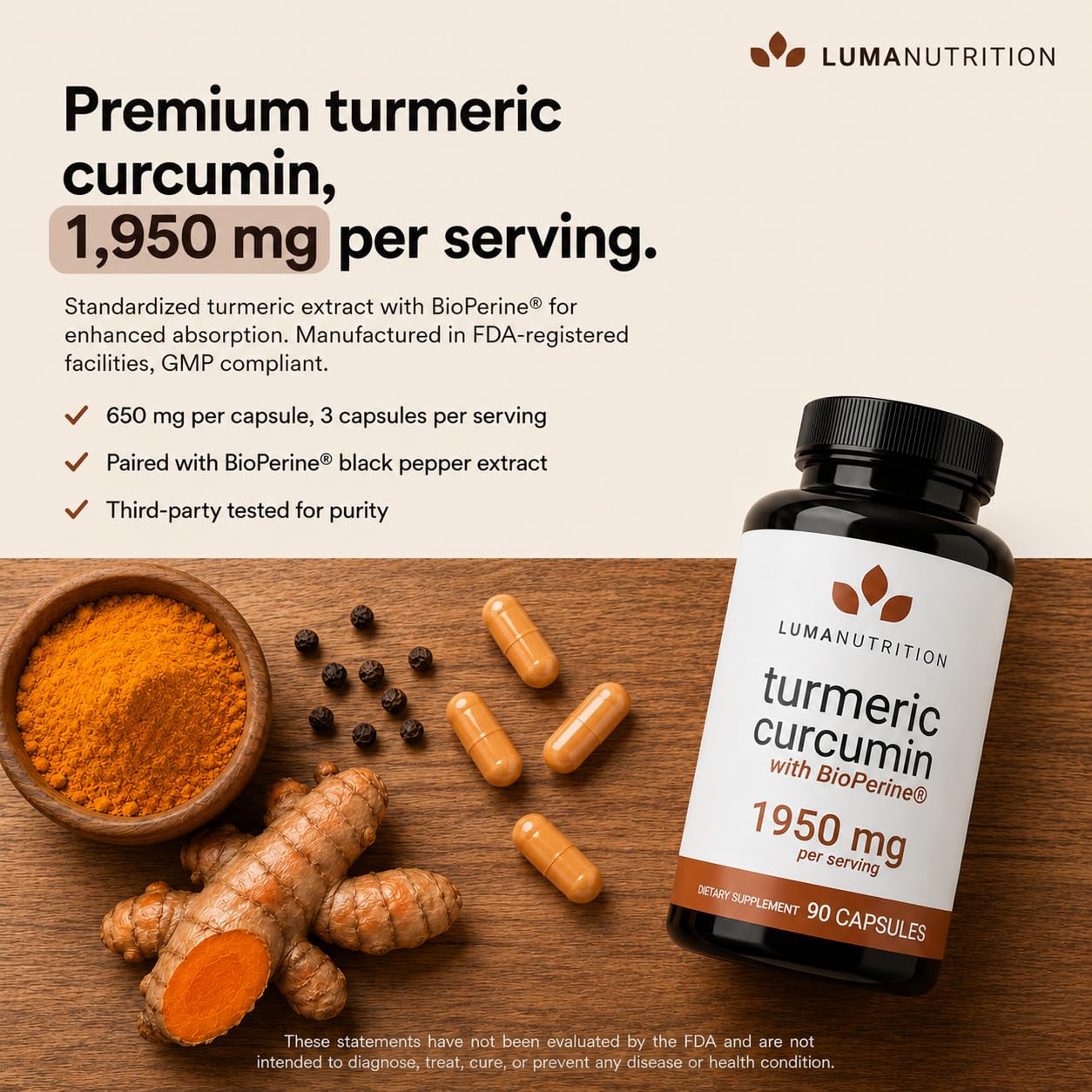 daily turmeric supplement for wellness