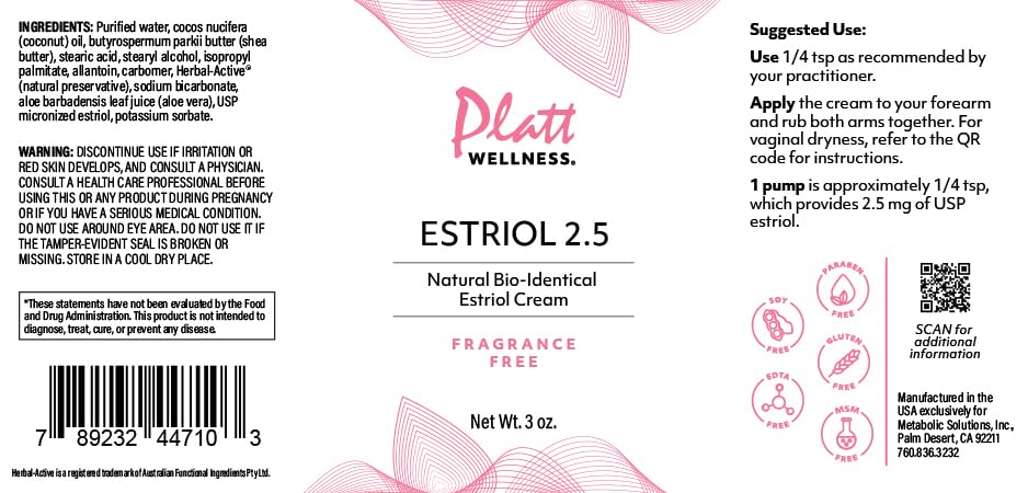 Daily use Estriol Cream for hormonal balance