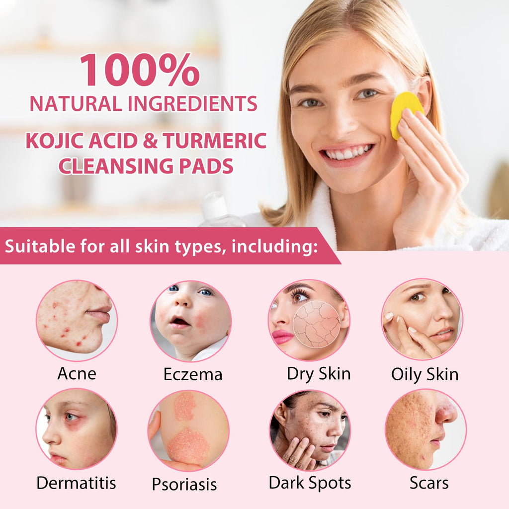 daily use turmeric exfoliating pads