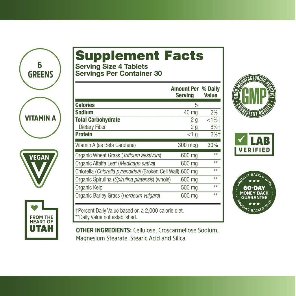 daily vegetable pills with chlorella