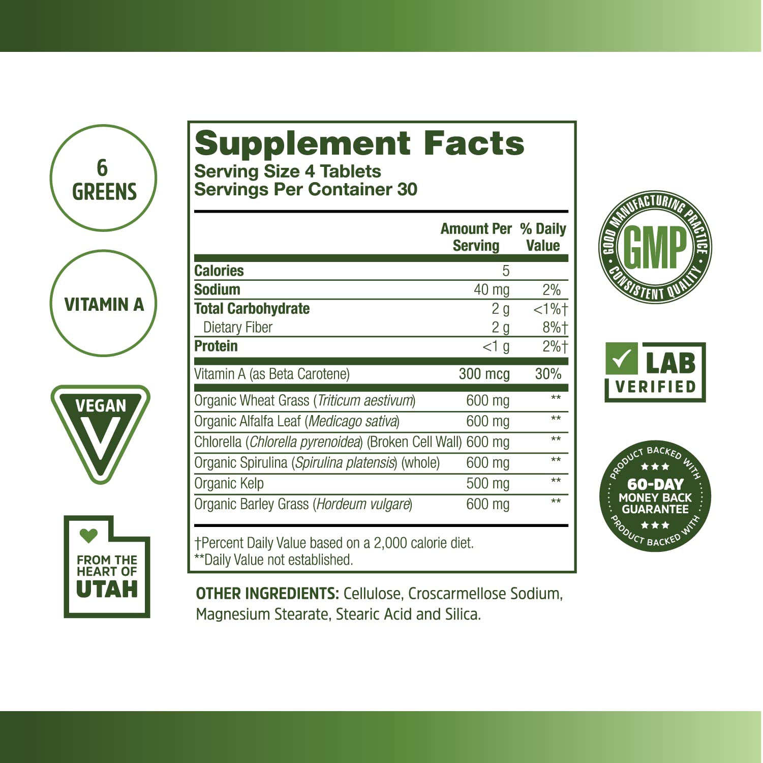 daily vegetable pills with chlorella