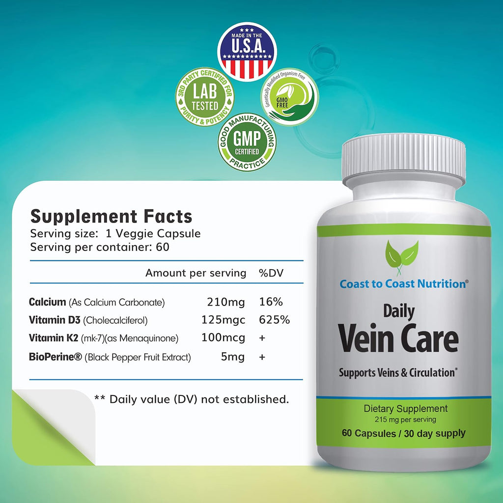 Daily Vein Care formula for leg comfort