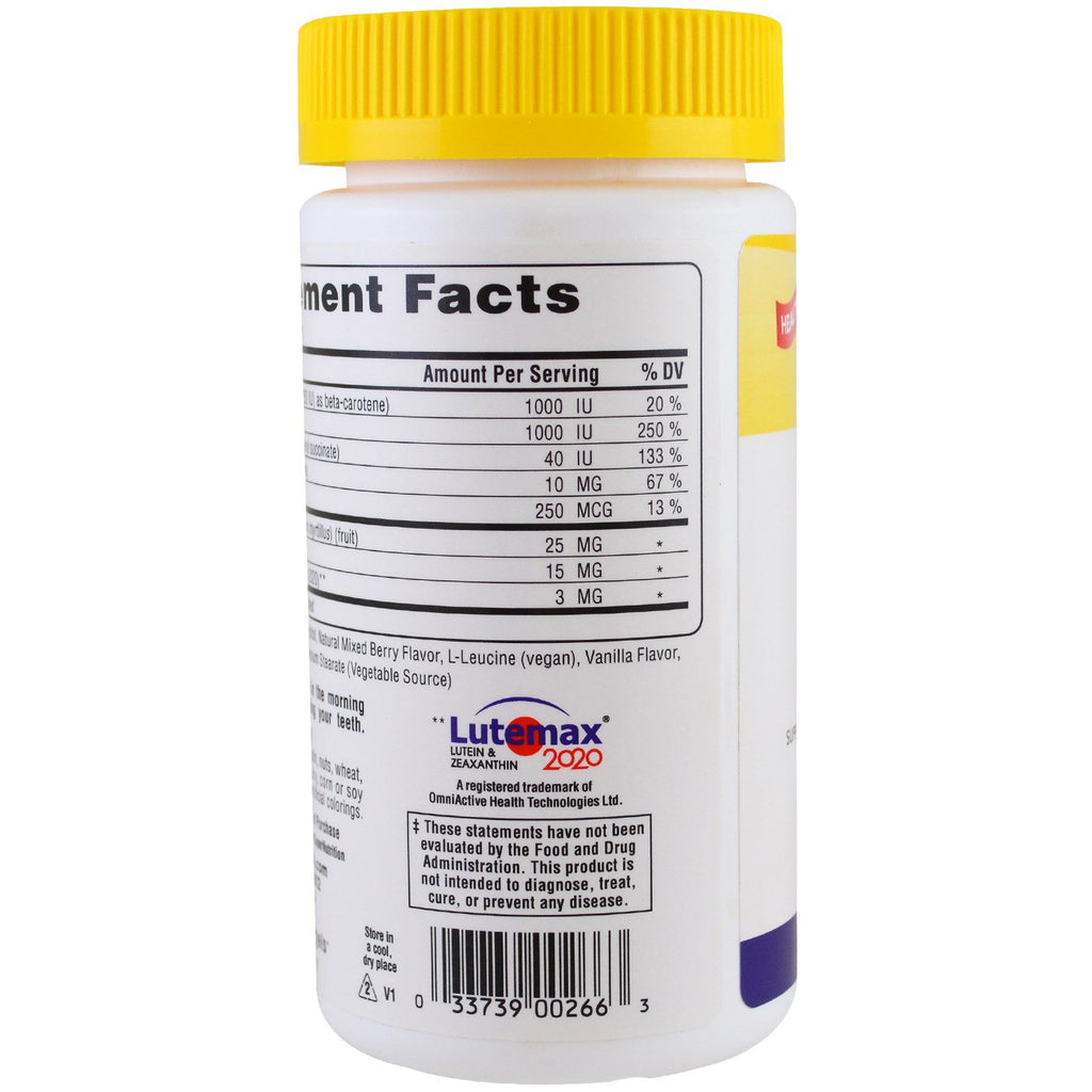 daily vision booster chewable supplements