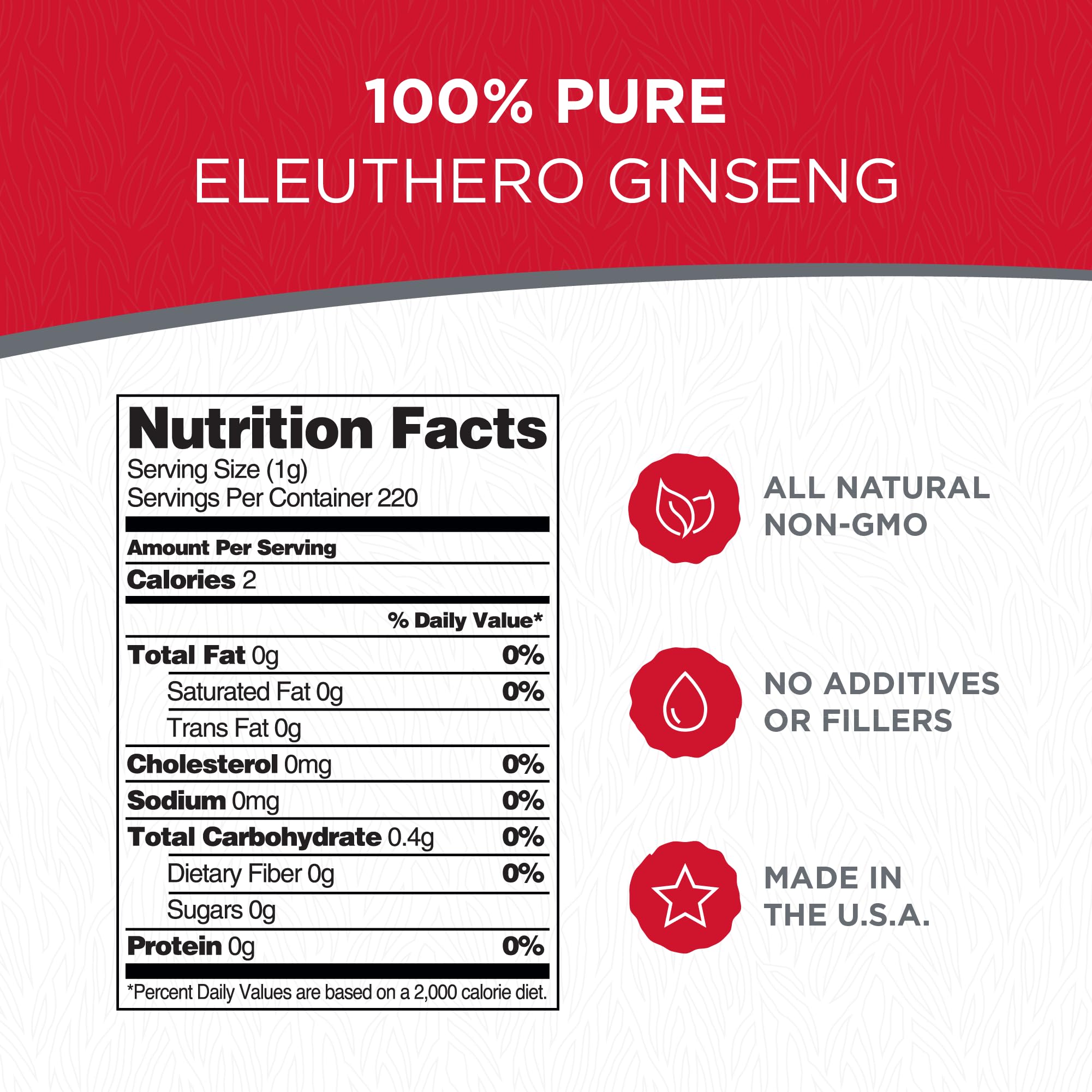daily vitality with ginseng extract