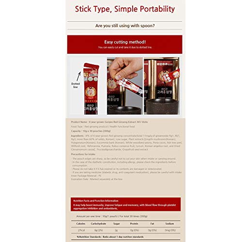 daily vitality with ginseng sticks