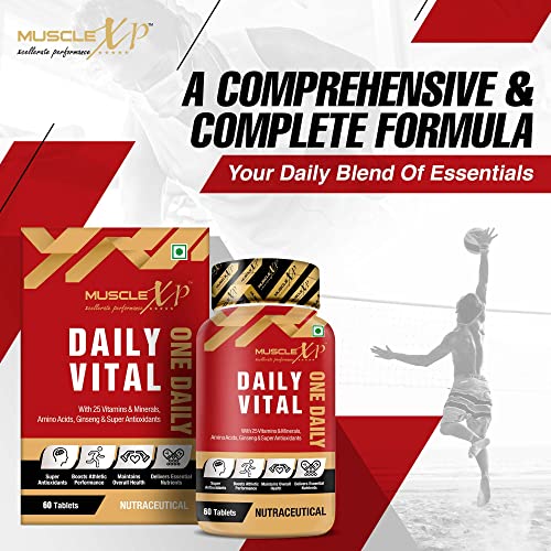 daily vitality with MuscleXP supplements