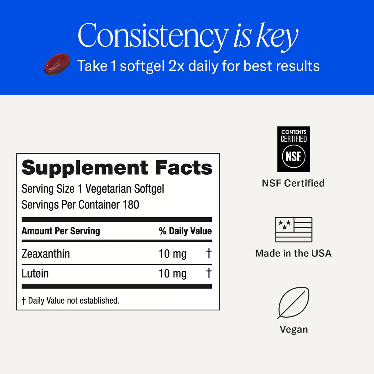 Daily vitamin A for healthy eyes