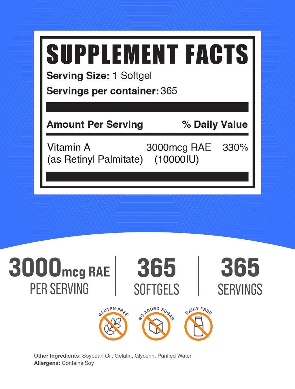 daily vitamin A supplement for health
