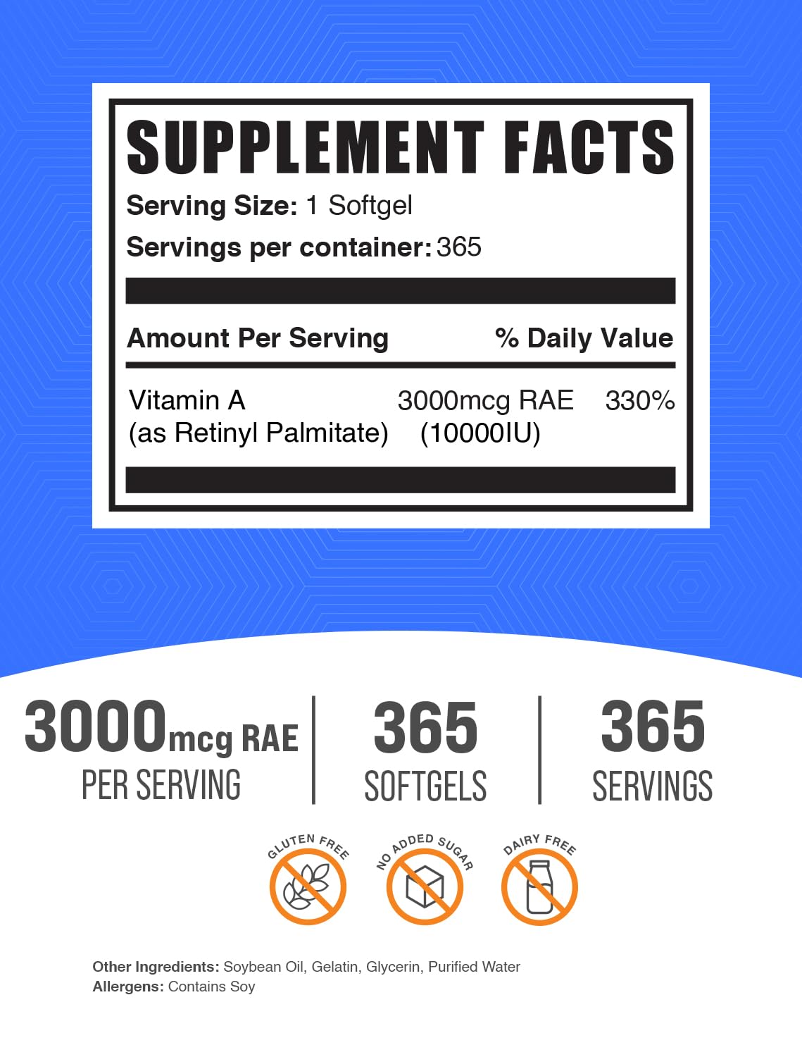 daily vitamin A supplement for health