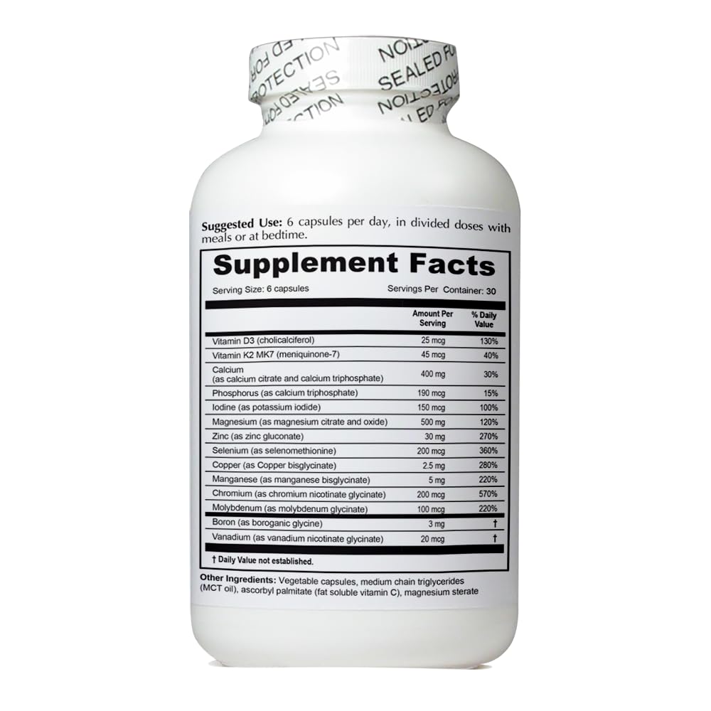 daily vitamin and mineral support