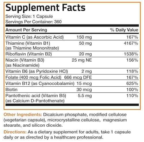 daily vitamin b complex for vitality