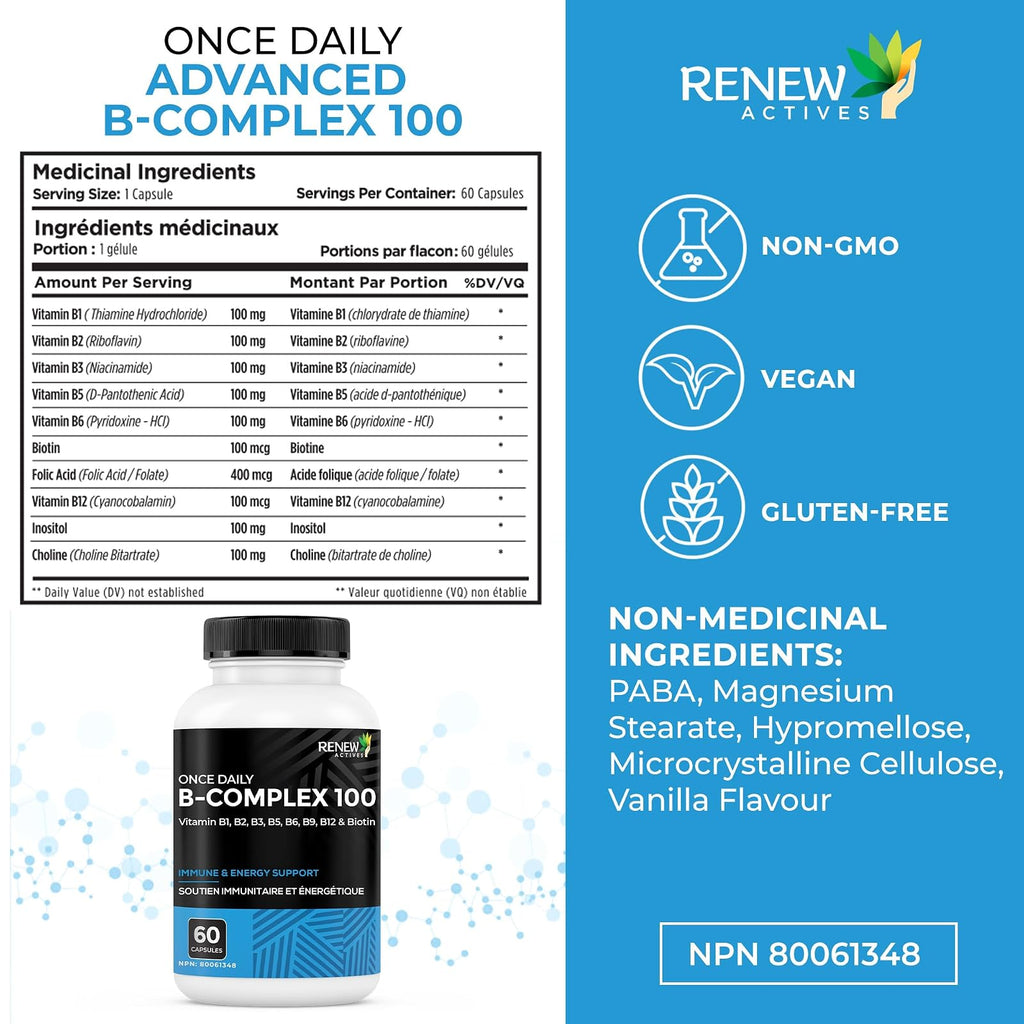 daily vitamin b complex for vitality