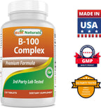 daily vitamin b complex supplement tablets