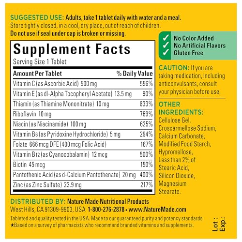 daily vitamin b complex supplement