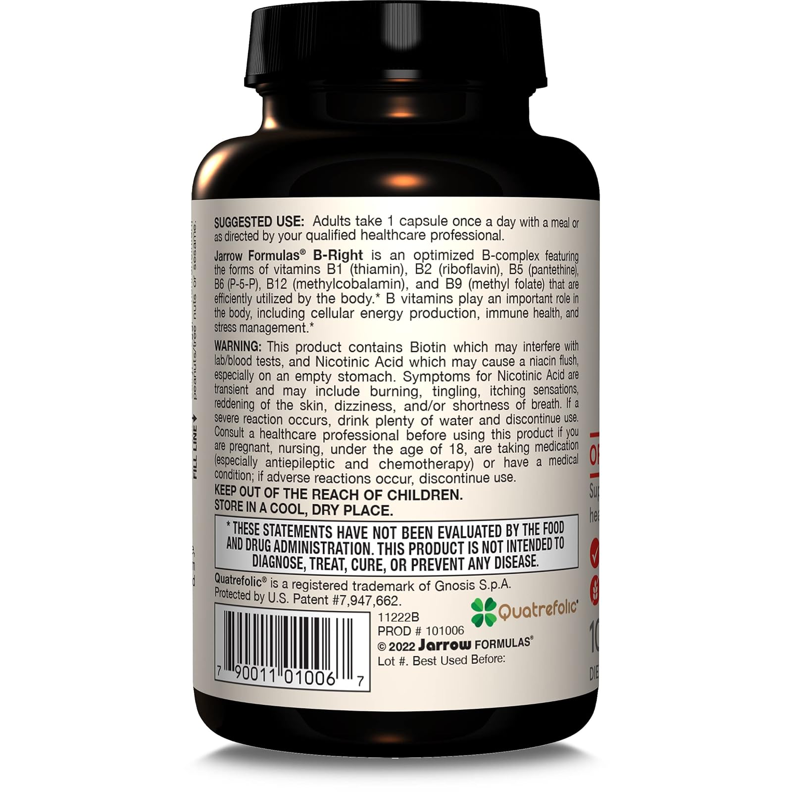 daily vitamin b complex supplement