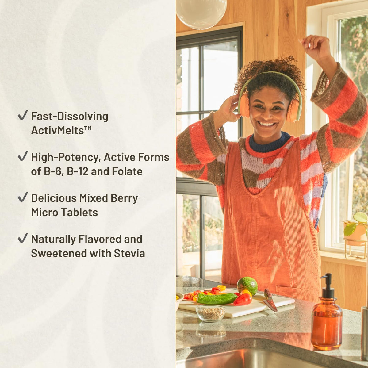 Daily vitamin B complex supplement