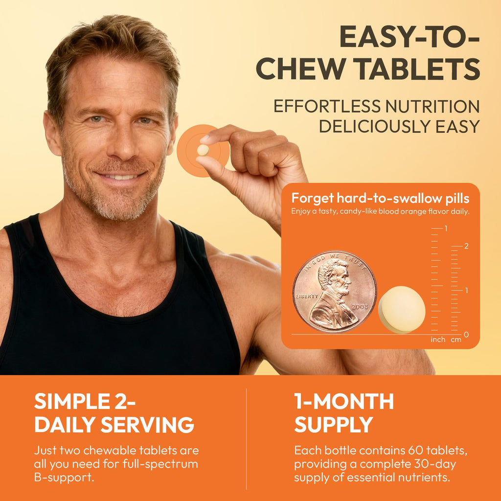 Daily vitamin B complex supplement