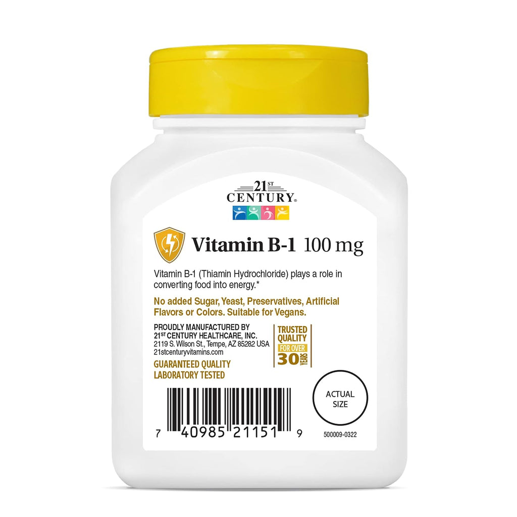 Daily vitamin B1 for wellness